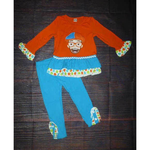 Matching Sets | Blippi Girls Embroidered Boutique Outfit Set | Poshmark